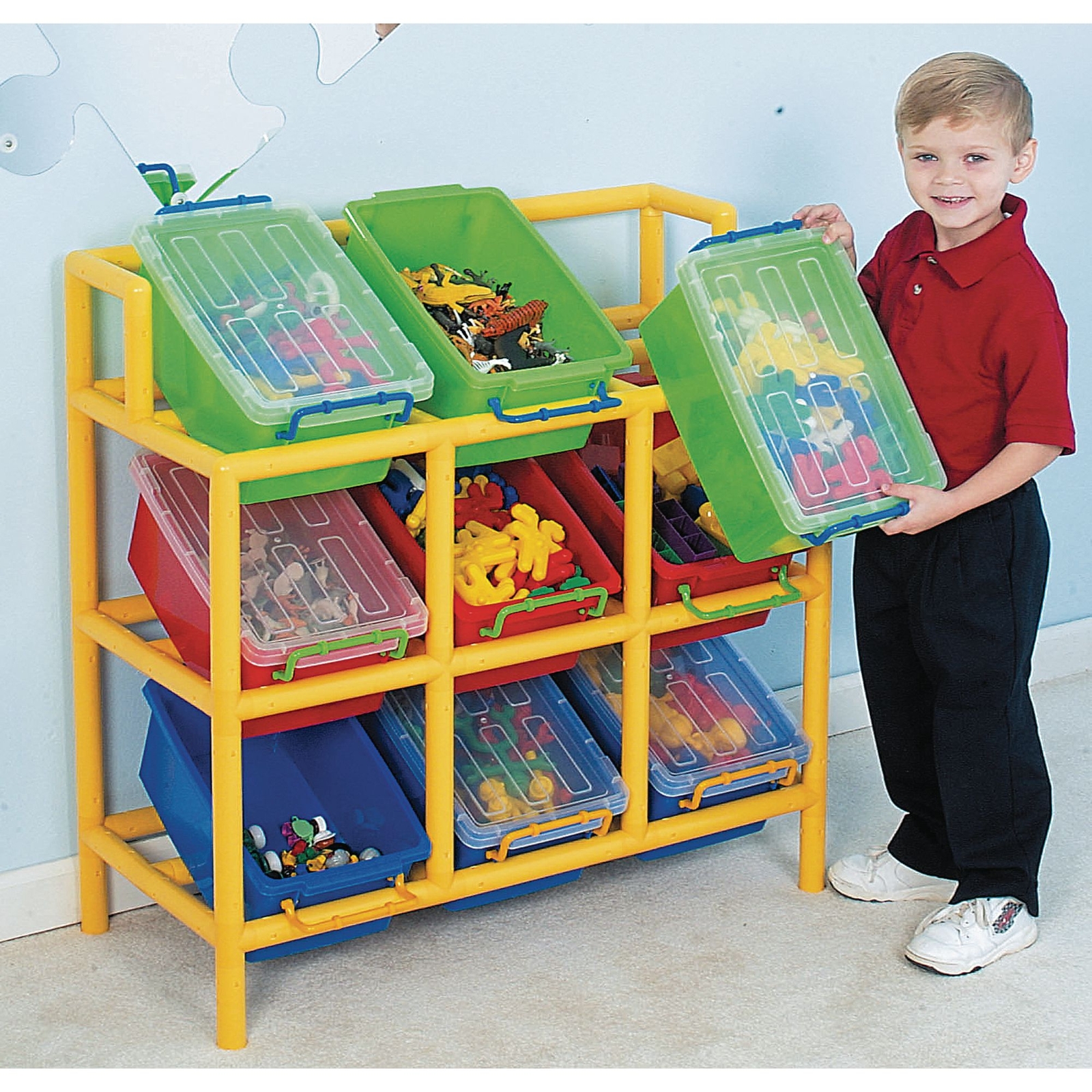 9 Bin Storage - Static