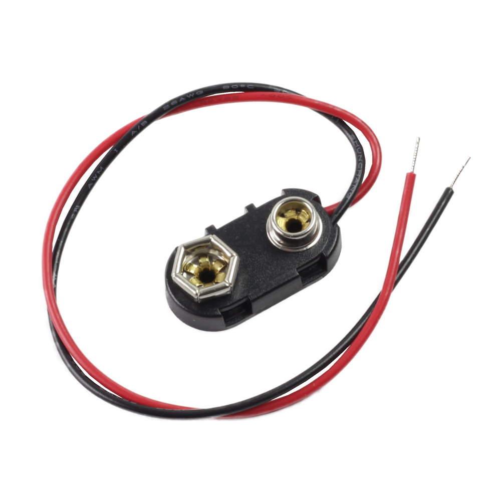 KIT2238~DASH~25 - PP3 Battery Clip Lead (Heavy Duty) | Findel Dryad UAE