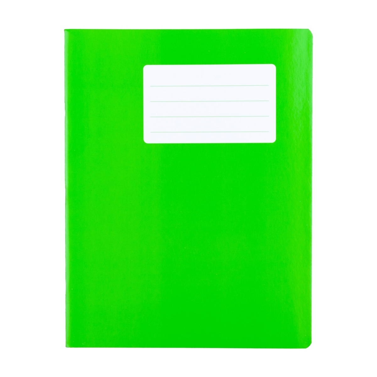 School Exercise Books 9 x 7in 80 Page 8mm F&M - Light Green - Pack of ...