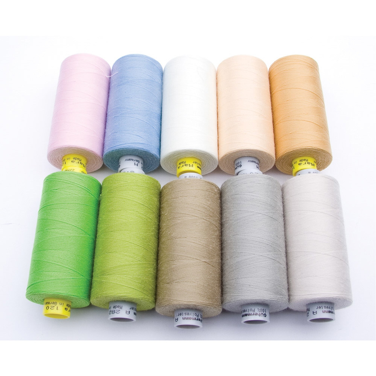 Gutermann Mara 120 1000m Reels Thread - Pack 18 - Mixed Colours. Pack ...