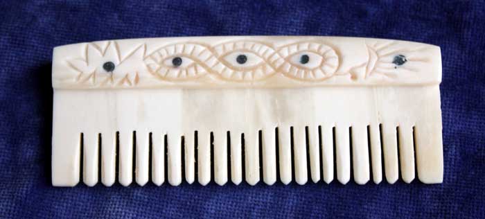 STRBH315 - Carved Bone Comb | Findel Dryad UAE