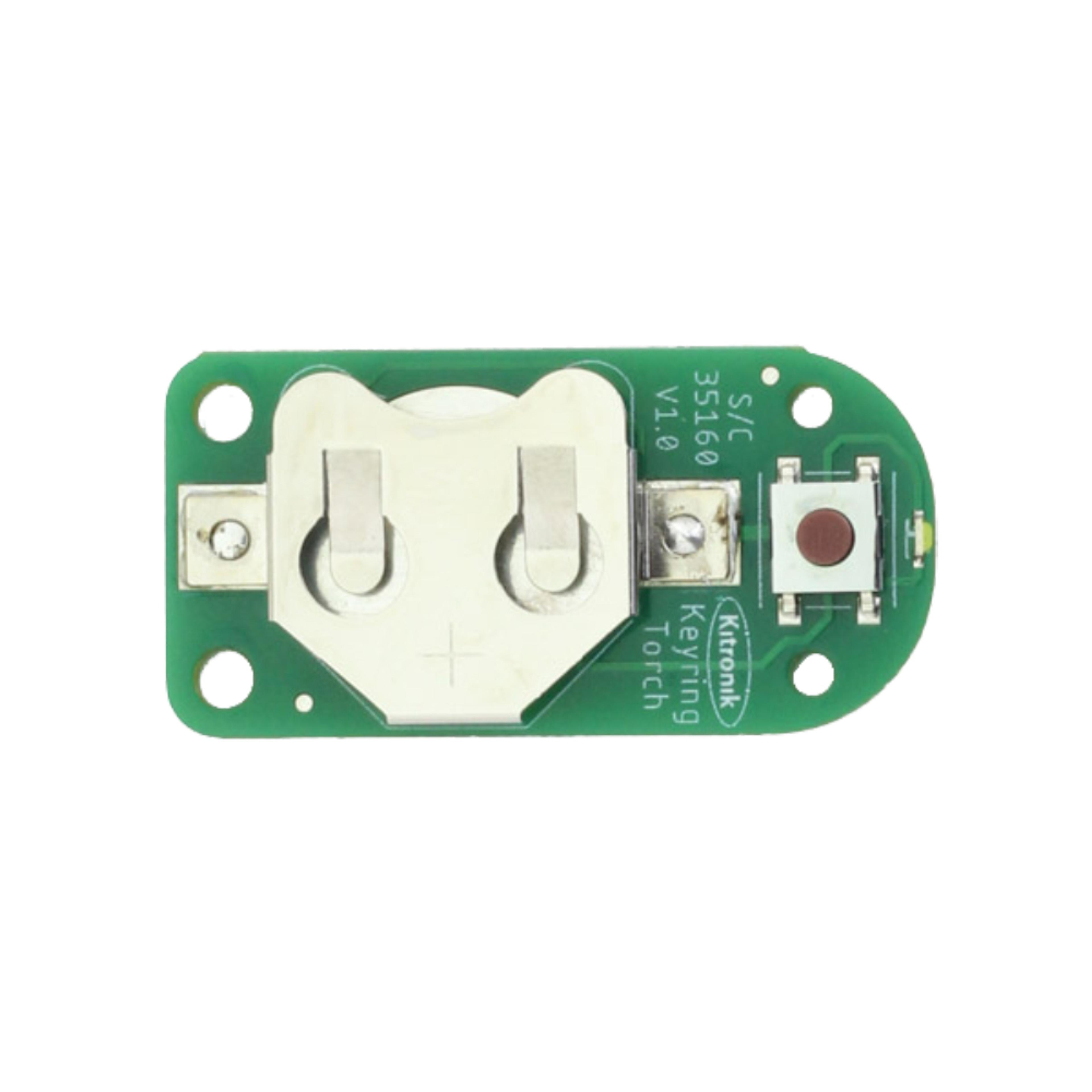Kitronik White LED Keyring Torch Pre-built | KIT35160 | Findel Dryad