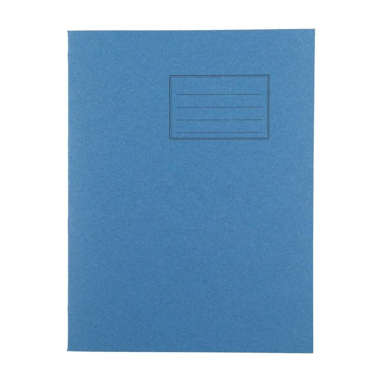 Exercise Books 9 x 7in 80 Page 8mm F&M - Light Blue - Pack of 100 ...