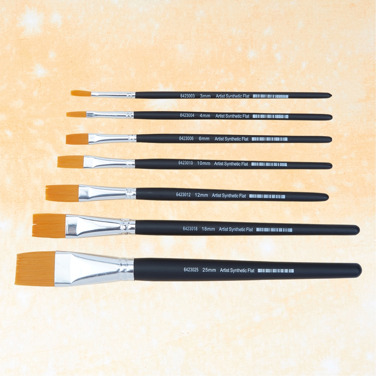 Artist Flat Synthetic Brush Set | 6423444 | Findel Dryad