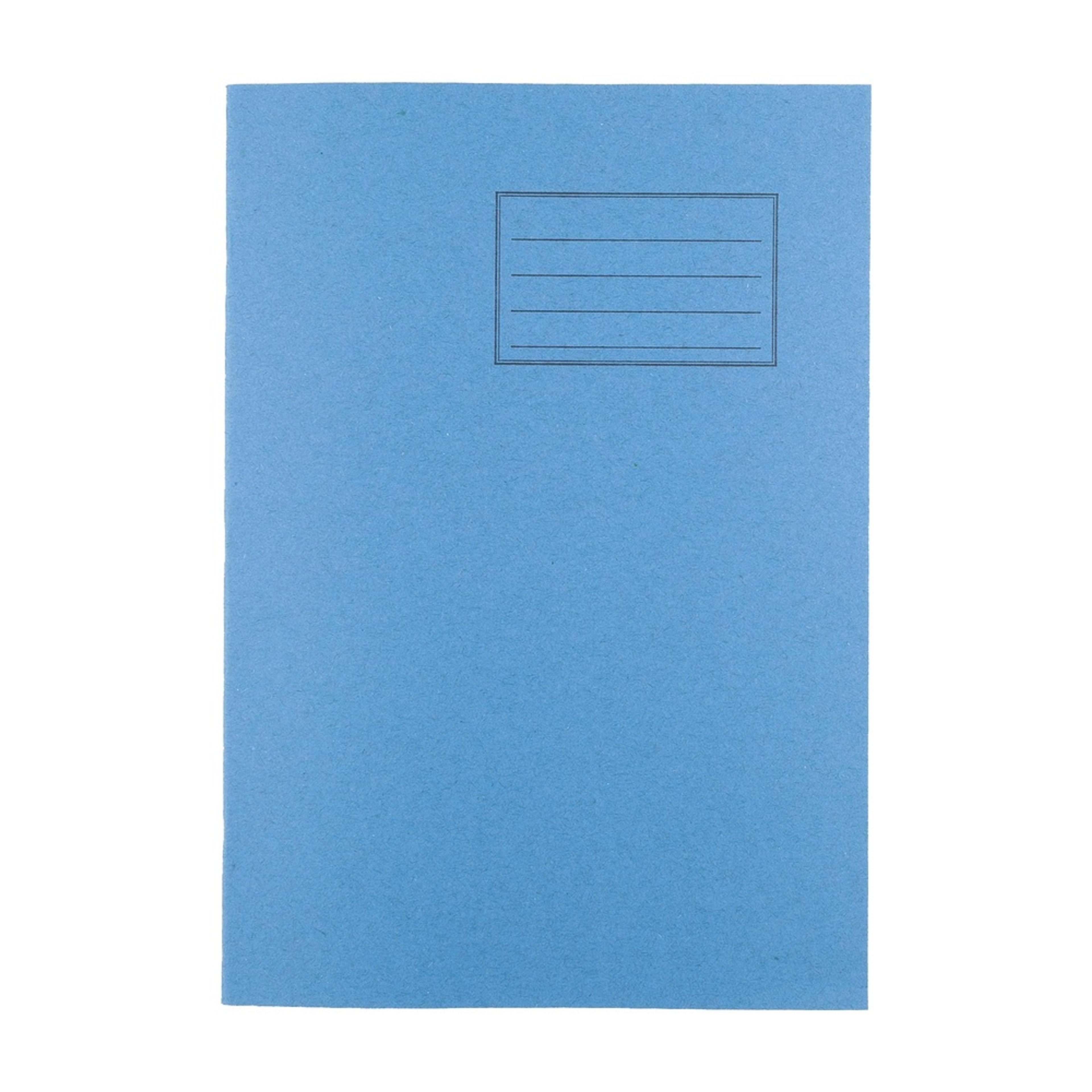 Exercise Books A4 64 Page 8mm F&M/Blank Alternate - Light Blue - Pack ...