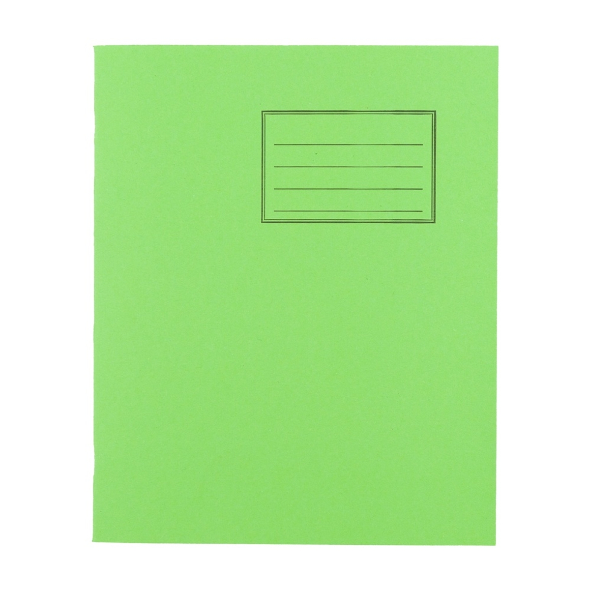 Exercise Books 8 x 6.5in 48 Page Blank - Light Green - Pack of 100 ...