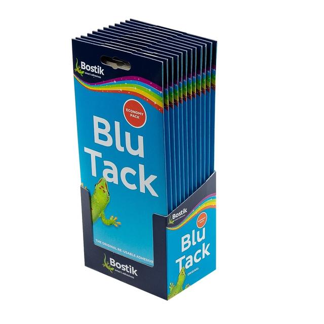 Bostik Blu Tack Economy 120g - Pack of 12 | DRY80108 | Findel Dryad