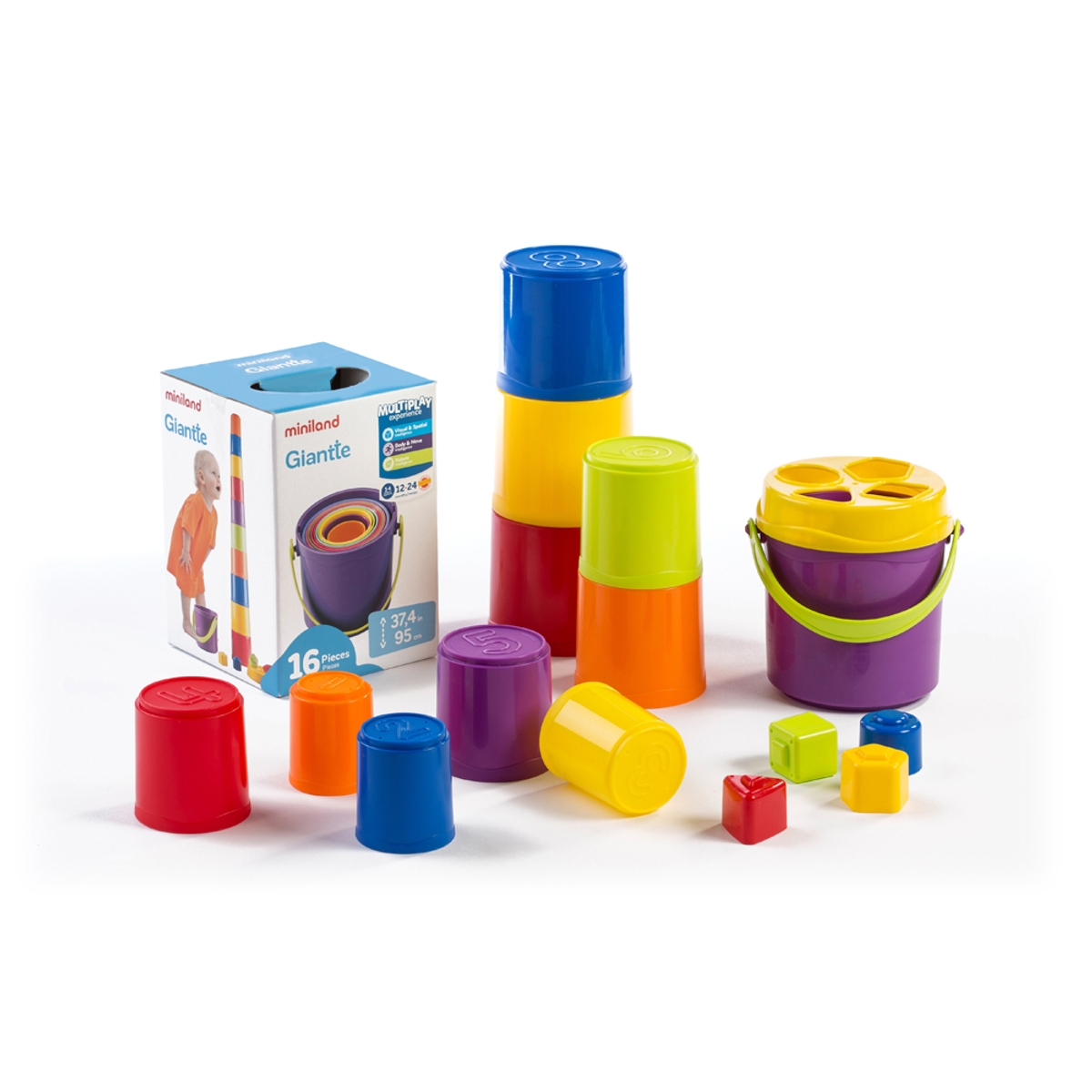 miniland Giant Stacking Cups | HC144826 | Findel International