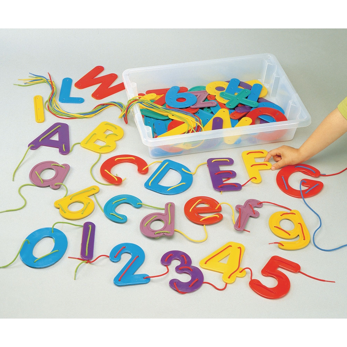 Alphabet and Number Threading and Lacing Kit | HE145411 | Findel Education