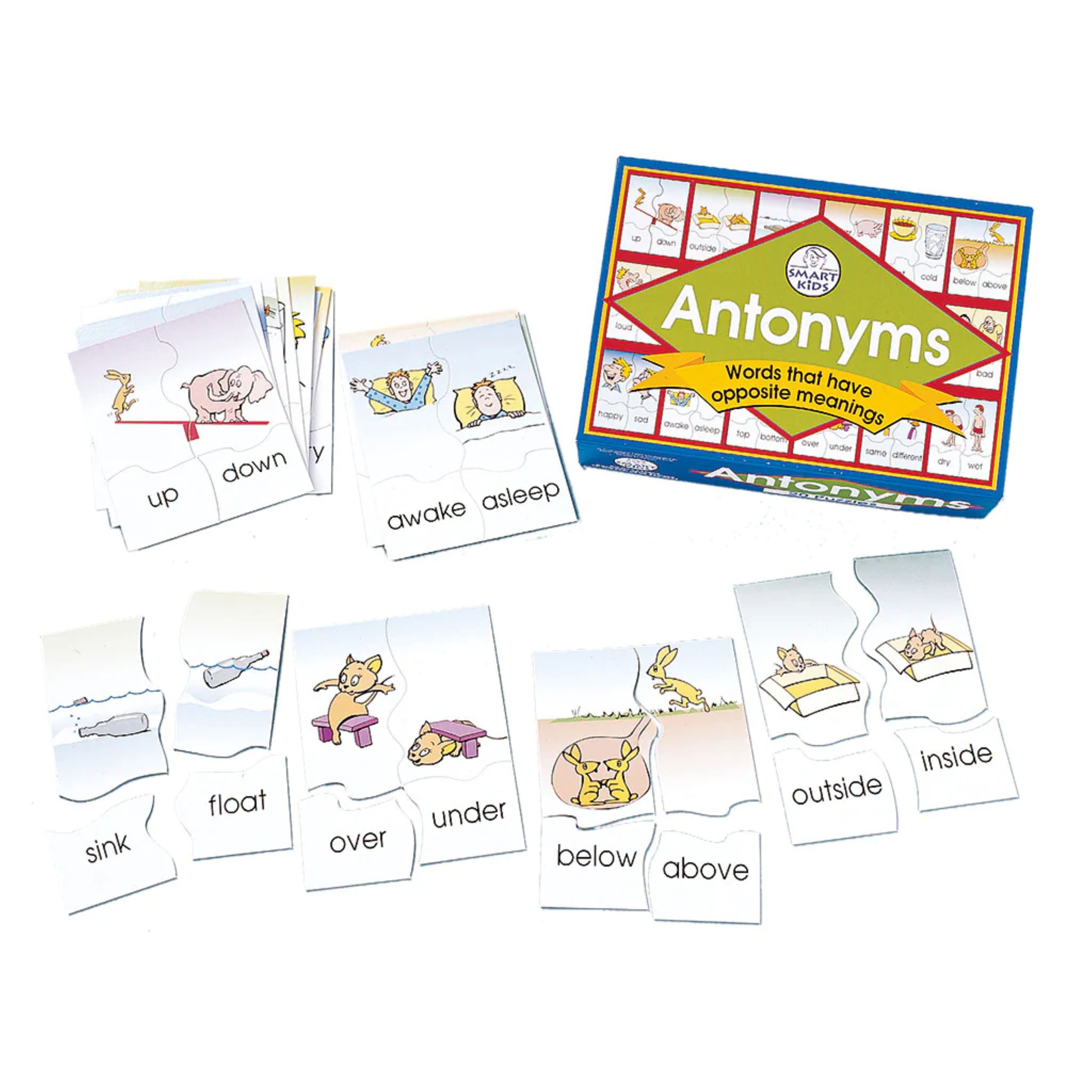SMART KIDS Antonyms Puzzle Game - KS1/2 | ACMT01243 | LDA Resources