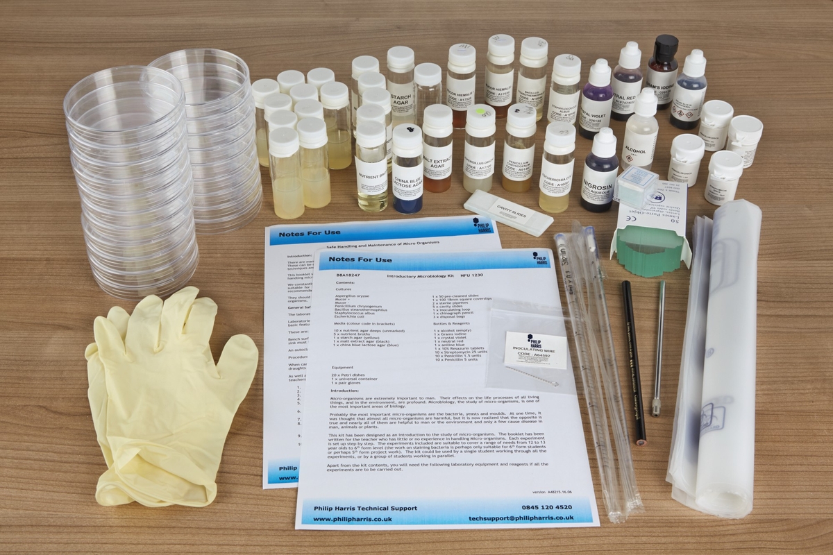 Philip Harris Introductory Microbiology Kit | B8A18247 | Philip Harris