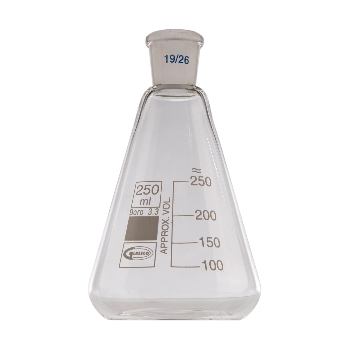 Glassco Jointed Conical Flask - 250ml - 19/26 | HC1006826 | Findel ...