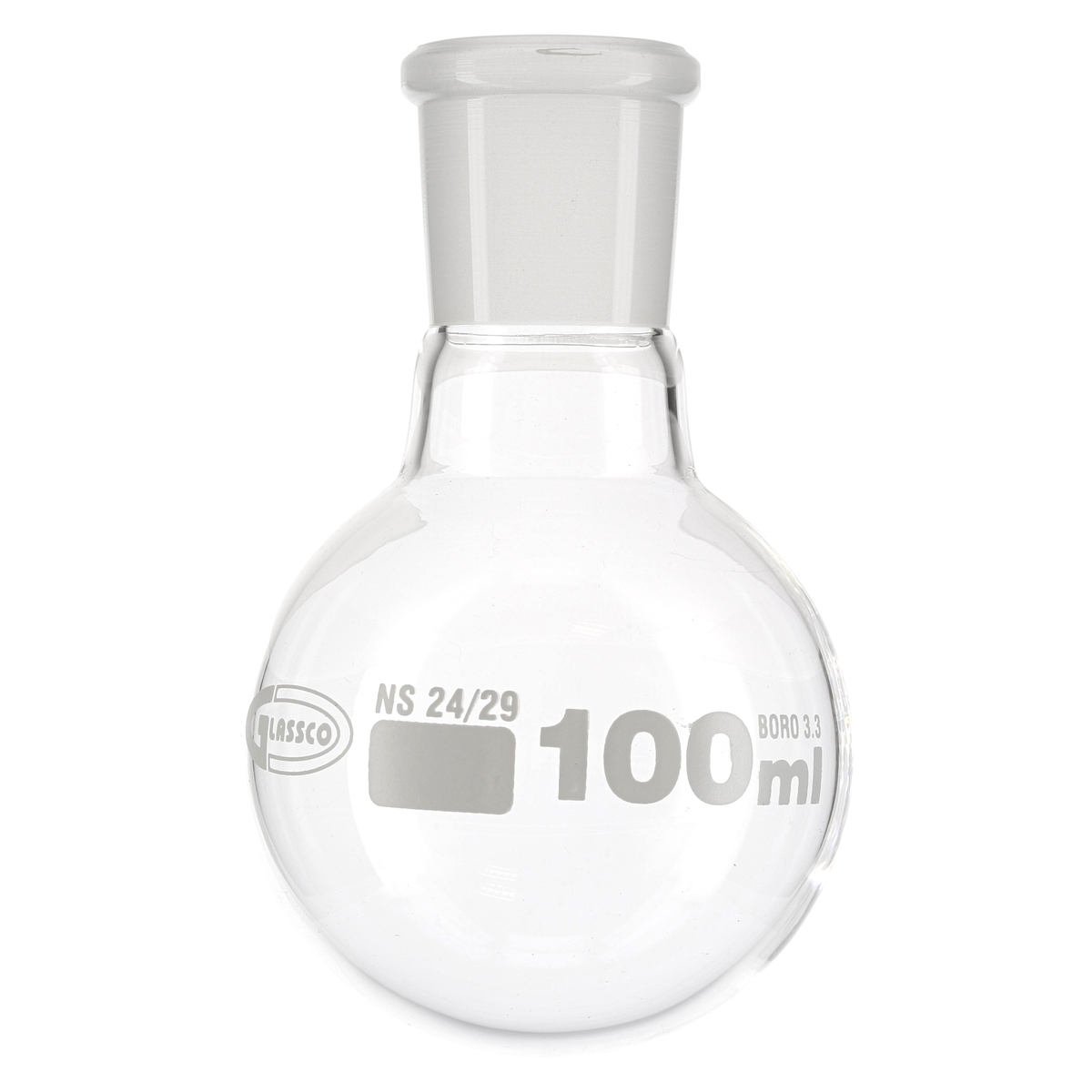 Glassco Round Bottom Flask - Short Neck - 100ml - 24/29 | HC1006828 ...