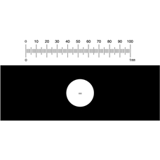 E8R0955 - Film Reticles with Micrometer Scale | Findel International