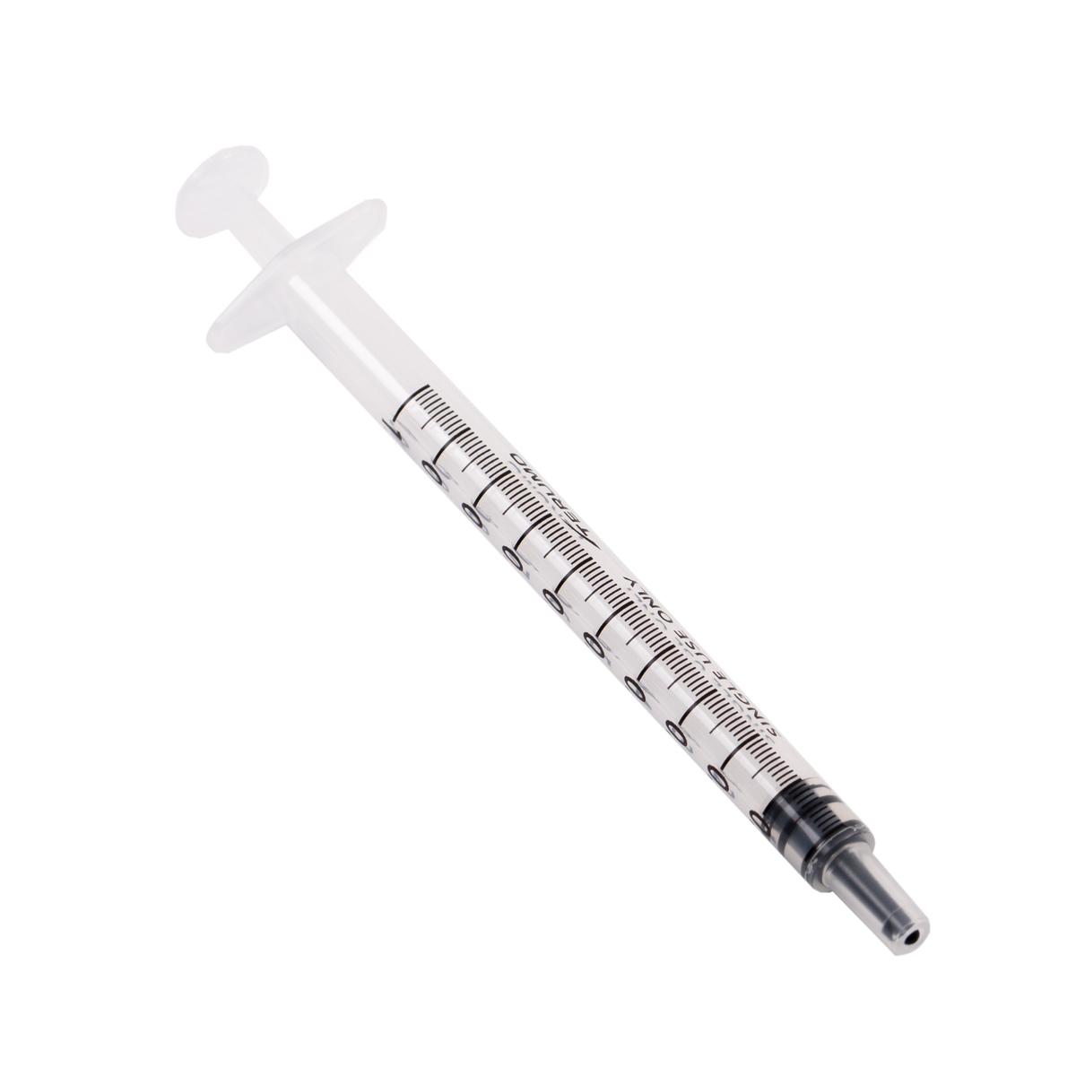 Sterile Plastic Syringe - 1ml - Pack of 100 | HC1008005 | Findel ...