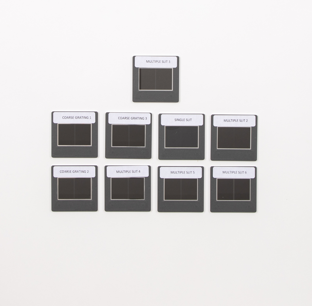 Gratings and Slits - Pack of 9 | B8H26175 | Philip Harris