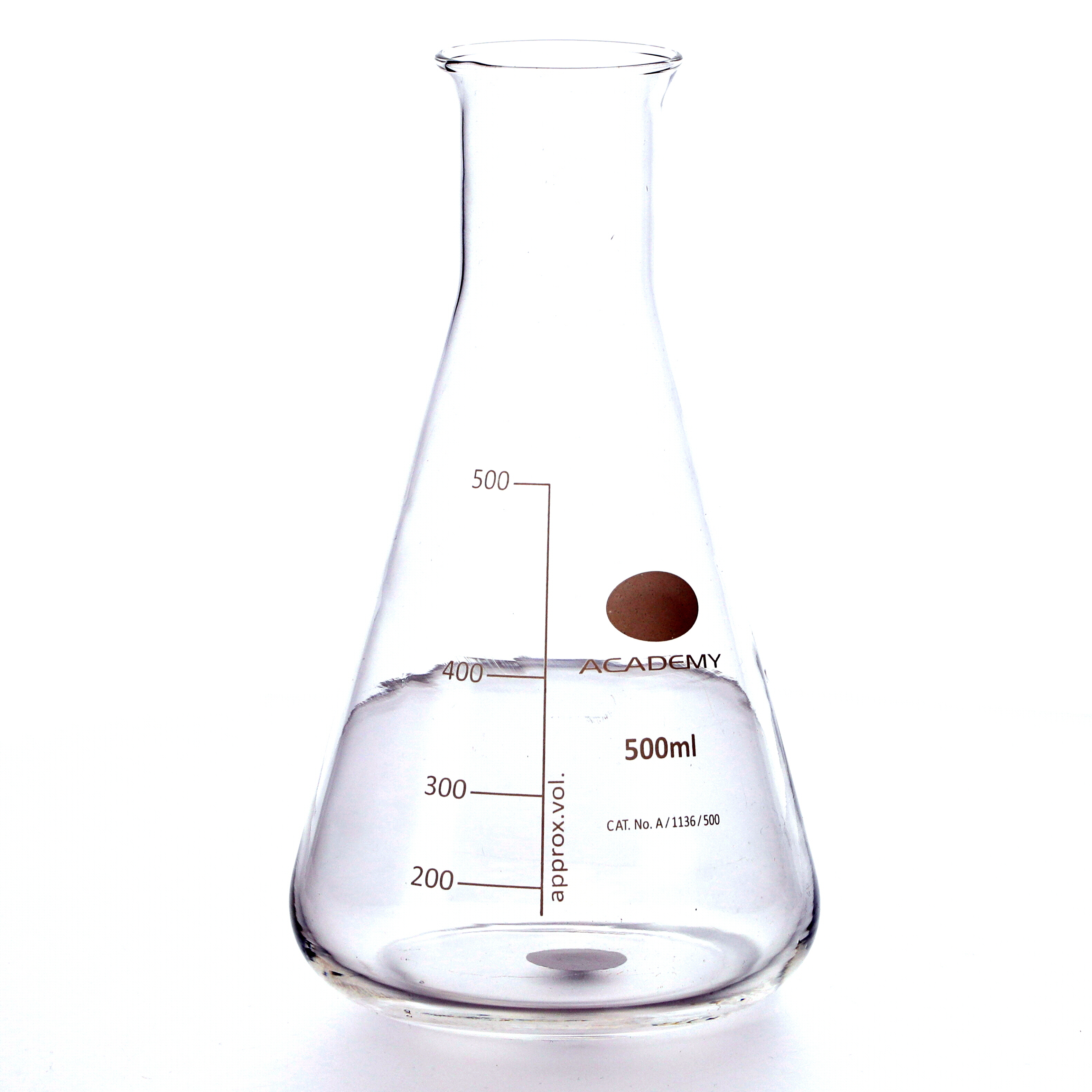 B8R04405 - Academy Narrow Mouth Conical Flask: 500ml - Pack of 6 ...