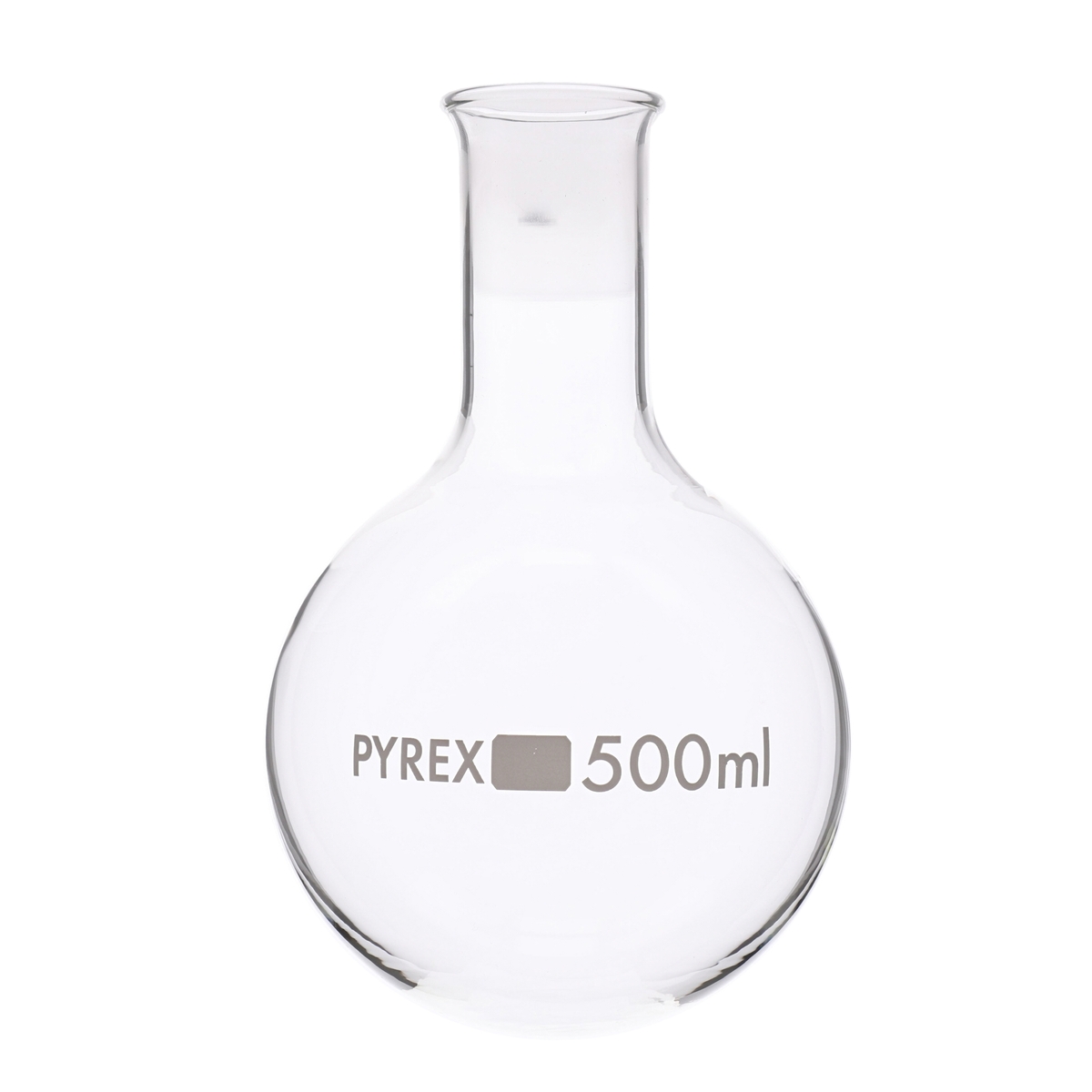 Pyrex Glass Round Bottom - Narrow Neck Flask - 500ml | B8R04417 ...