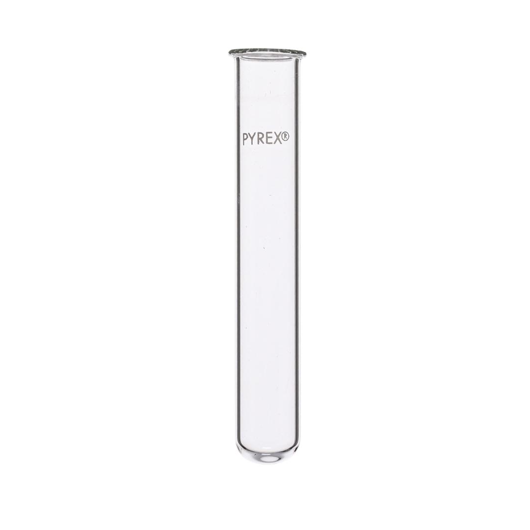 Pyrex Heavy Wall Glass Test Tube with Rim - 16x125mm - Pack of 100 ...