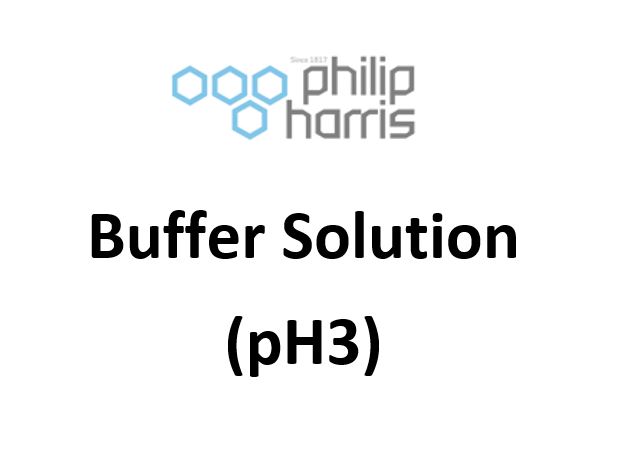 B8R04757 - Buffer Solution: pH3 - 500ml | Philip Harris