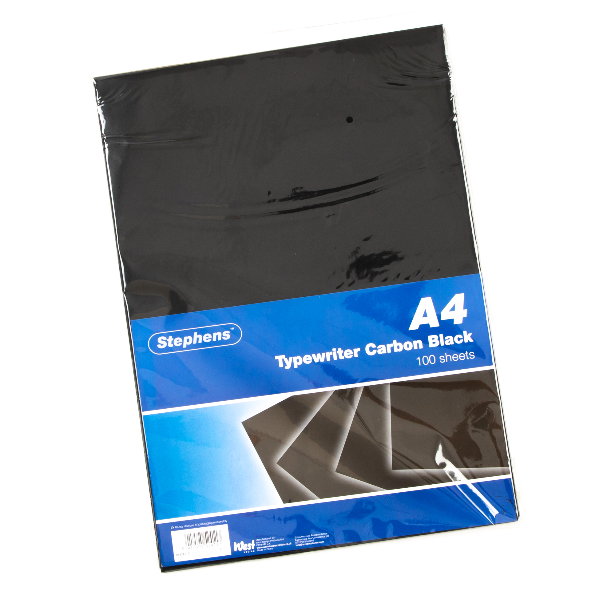 Stephens Black A4 Hand Carbon Paper Pack of 100