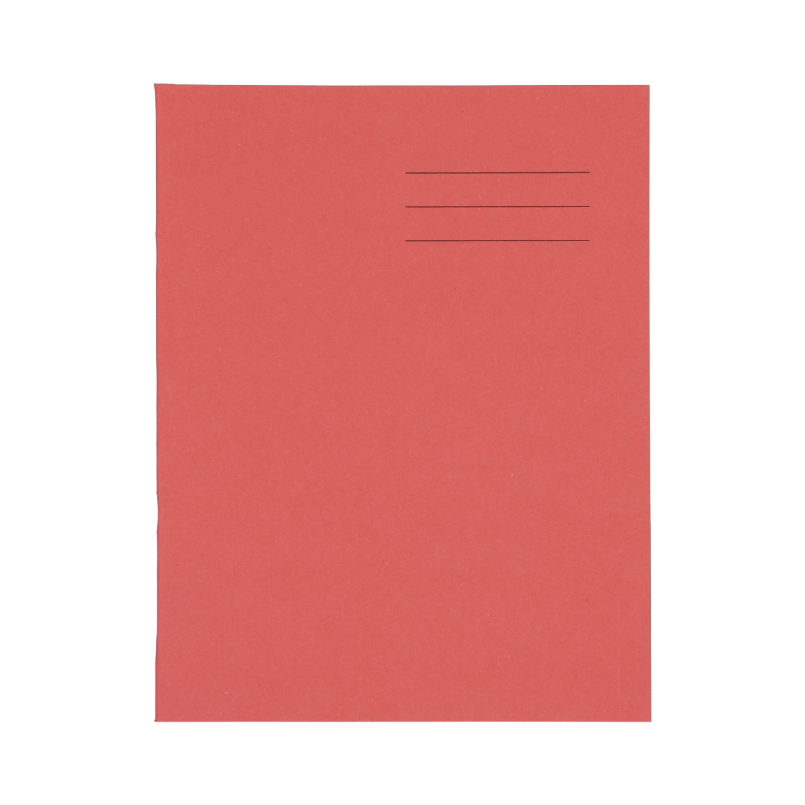 G101475 - 9x7" Exercise Book 48 Page, 10mm Squared, Red - Pack of 100 ...