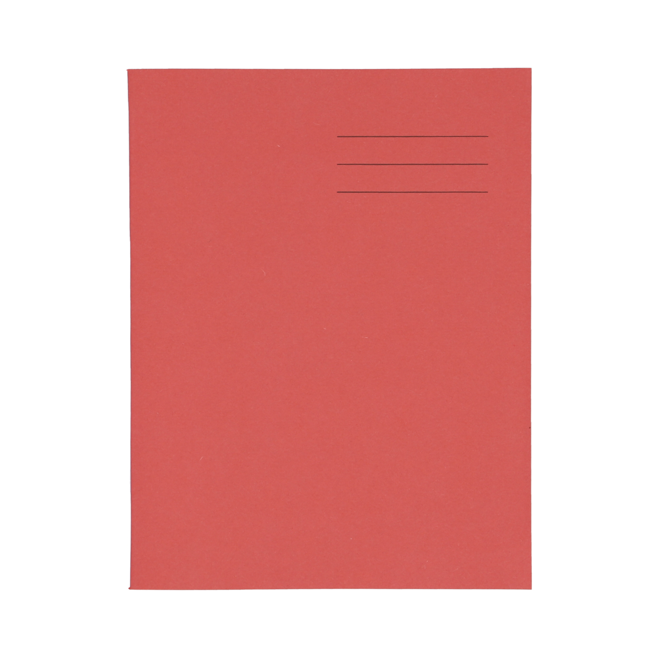 HE101488 - 9x7" Exercise Book 80 Page, 5mm Squared, Red - Pack of 100 ...