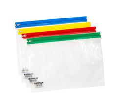Zip Wallets, A4 Plastic Zip Wallets | GLS