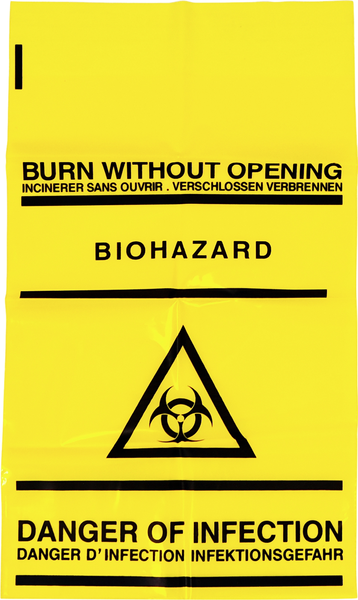 Biohazard Bags - Yellow - Pack of 50 | A261046 | AtoZ Supplies