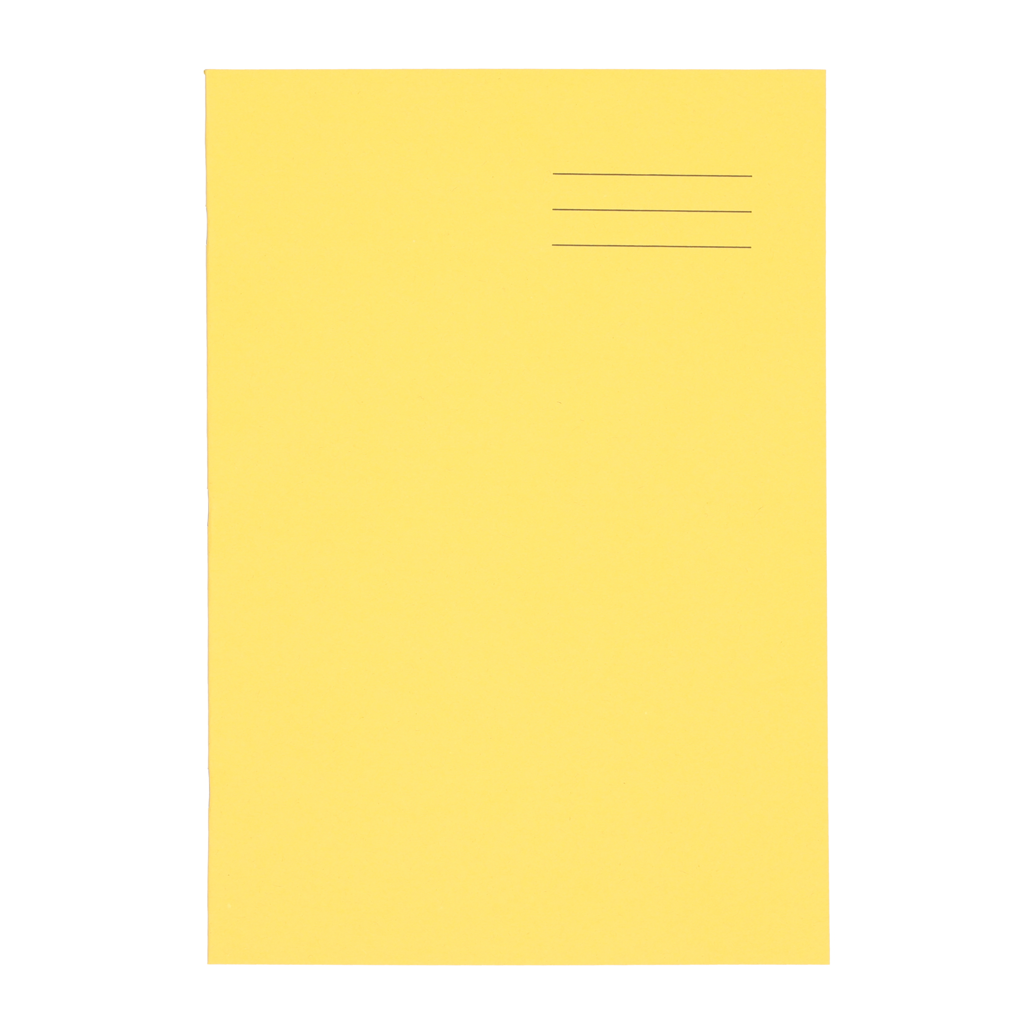 G300826 - A4 Exercise Book 64 Page, Plain, Yellow - Pack of 50 | GLS ...