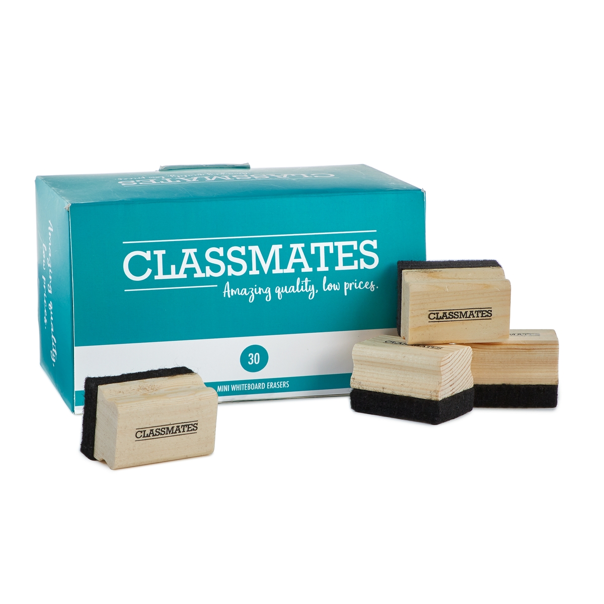 Classmates Mini Board Eraser - Pack of 30 | HC313046 | Findel International
