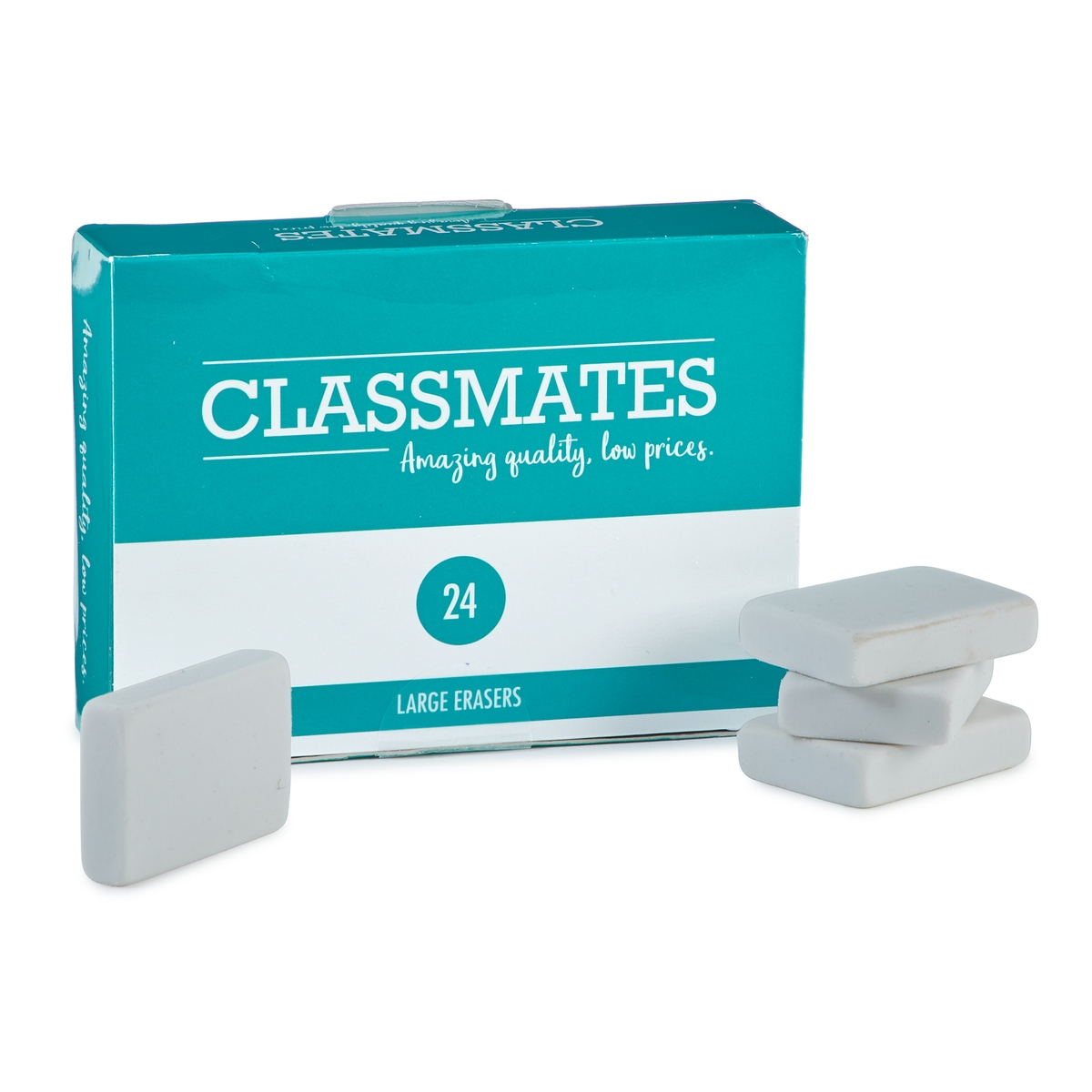 Classmates Eraser - Large - White - Pack of 24 | HC313098 | Findel ...