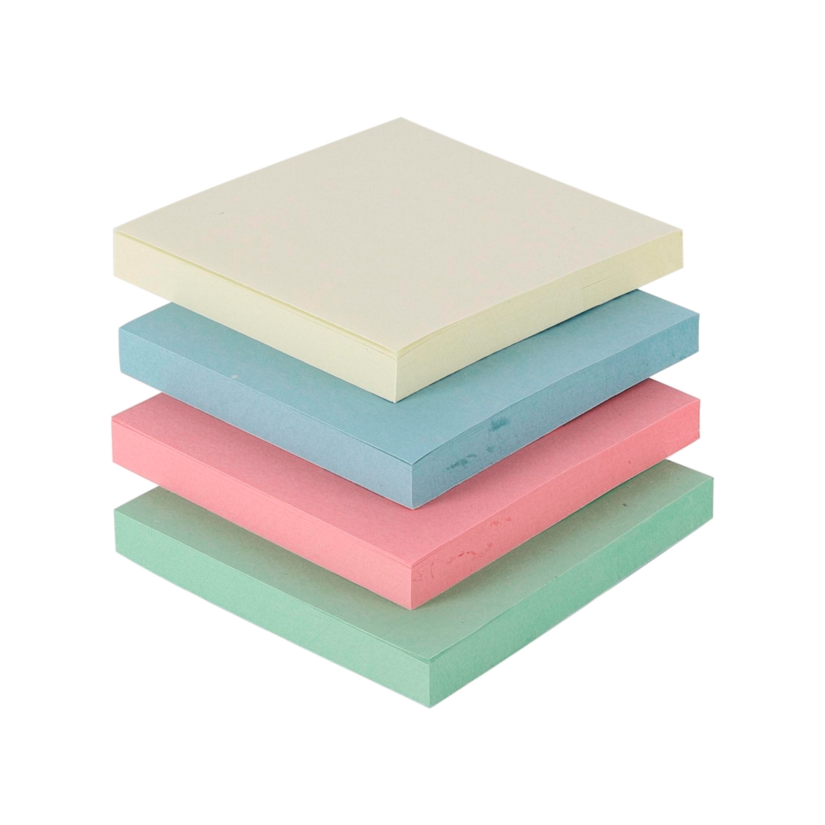 Classmates Recycled Sticky Notes - Assorted Pastel - 75 x 75mm - Pack ...