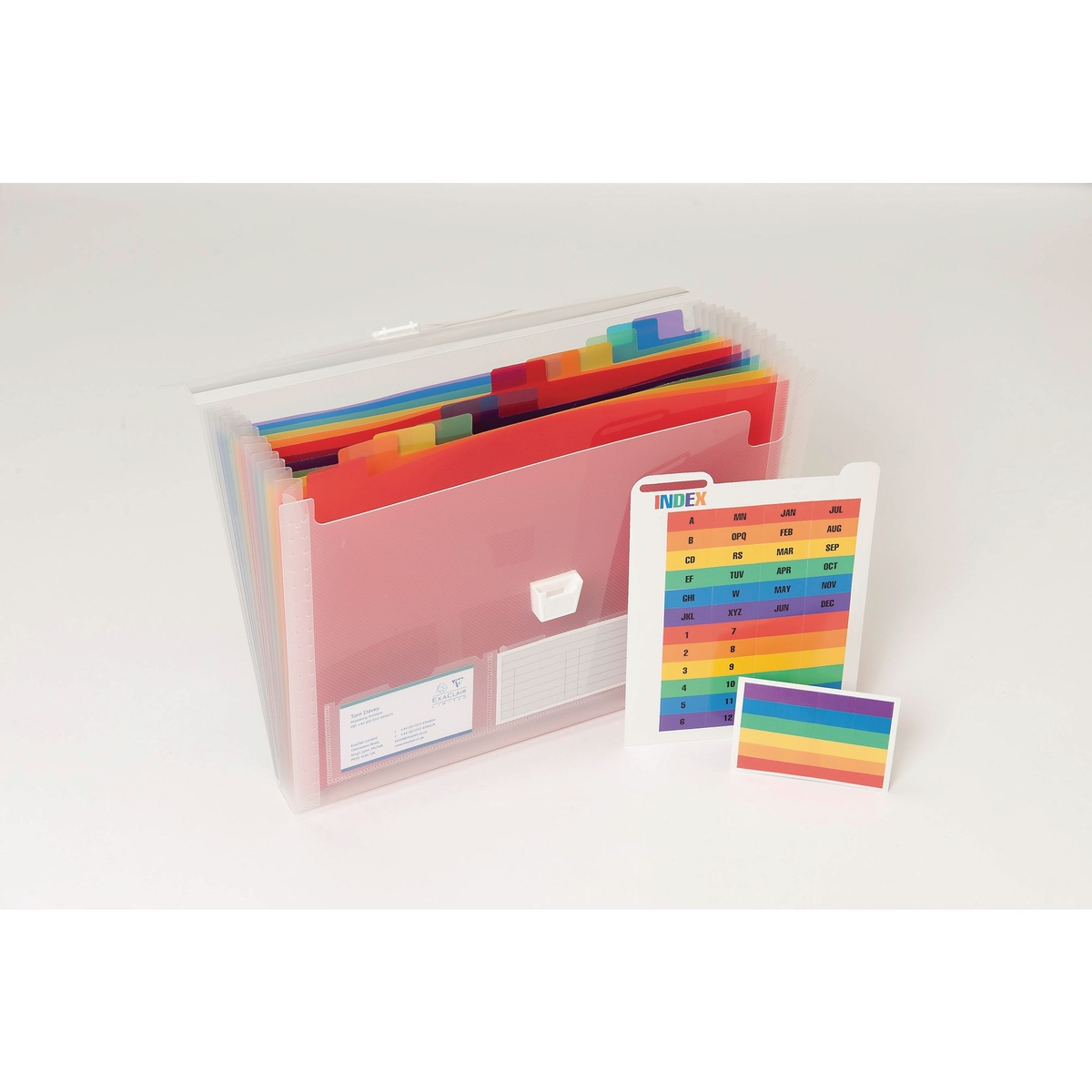 Expanding File A4+ Assorted - Pack of 1 | HC356635 | Findel International