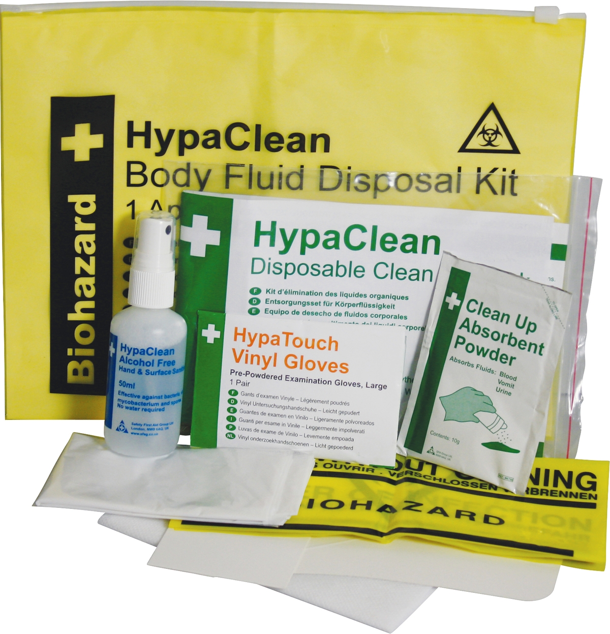 Body Fluid Disposal Kit - Single Application | HC466290 | Findel ...