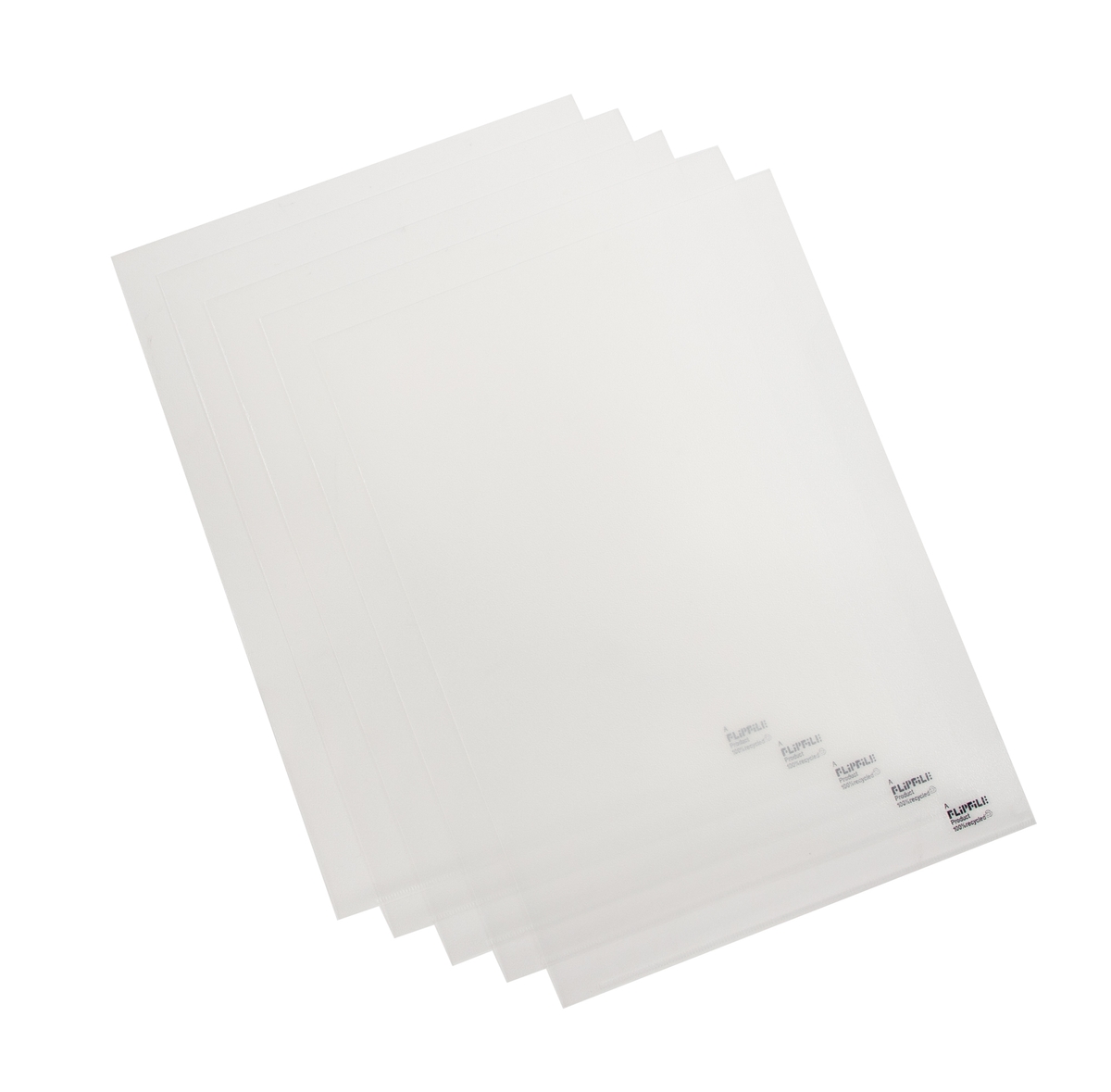 FlipFile Recycled Cutflush Folder - A4 - Clear - Pack of 25 | HC475611 ...