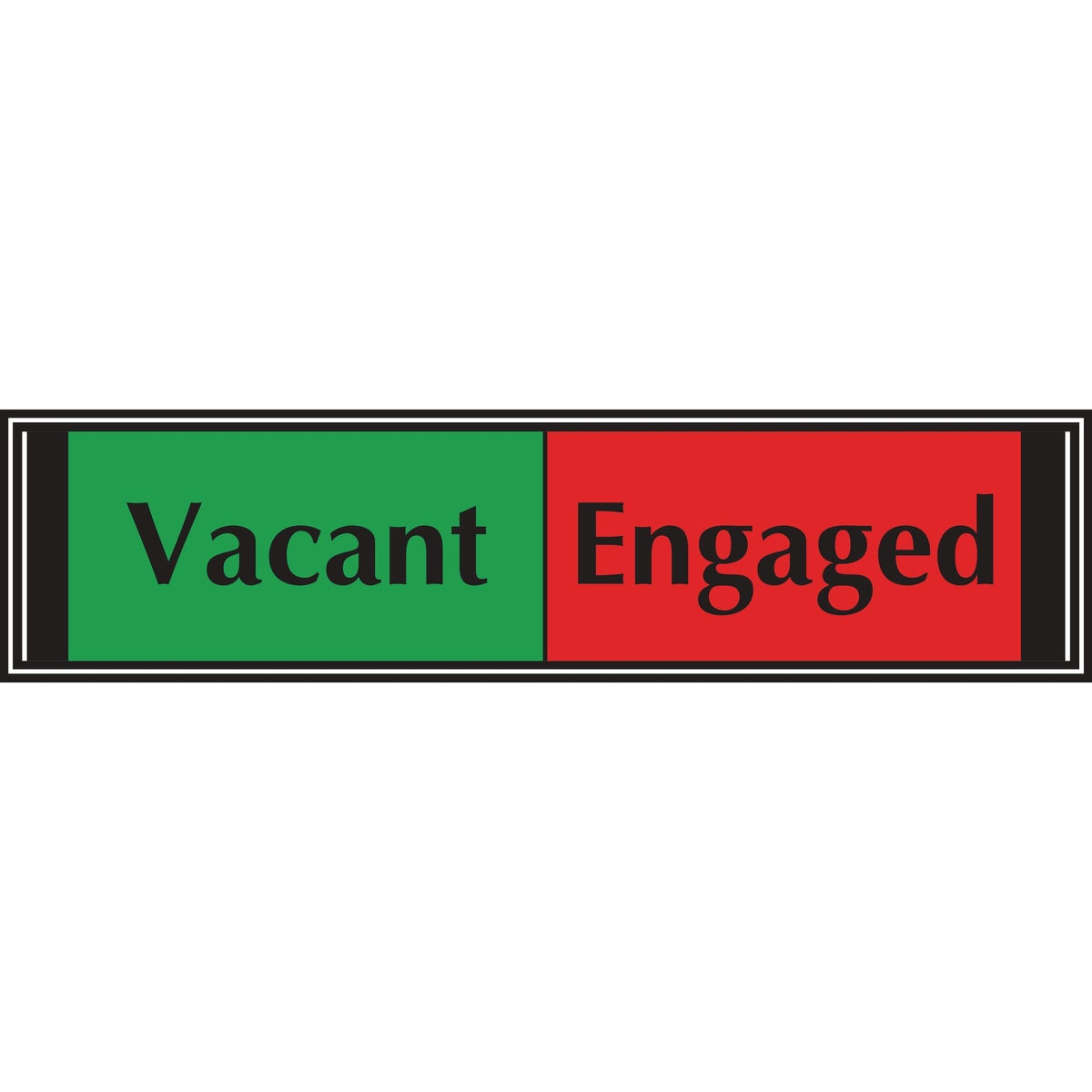 Vacant/Engaged Slider Signs - 50 x 200mm | B8R08968 | Philip Harris
