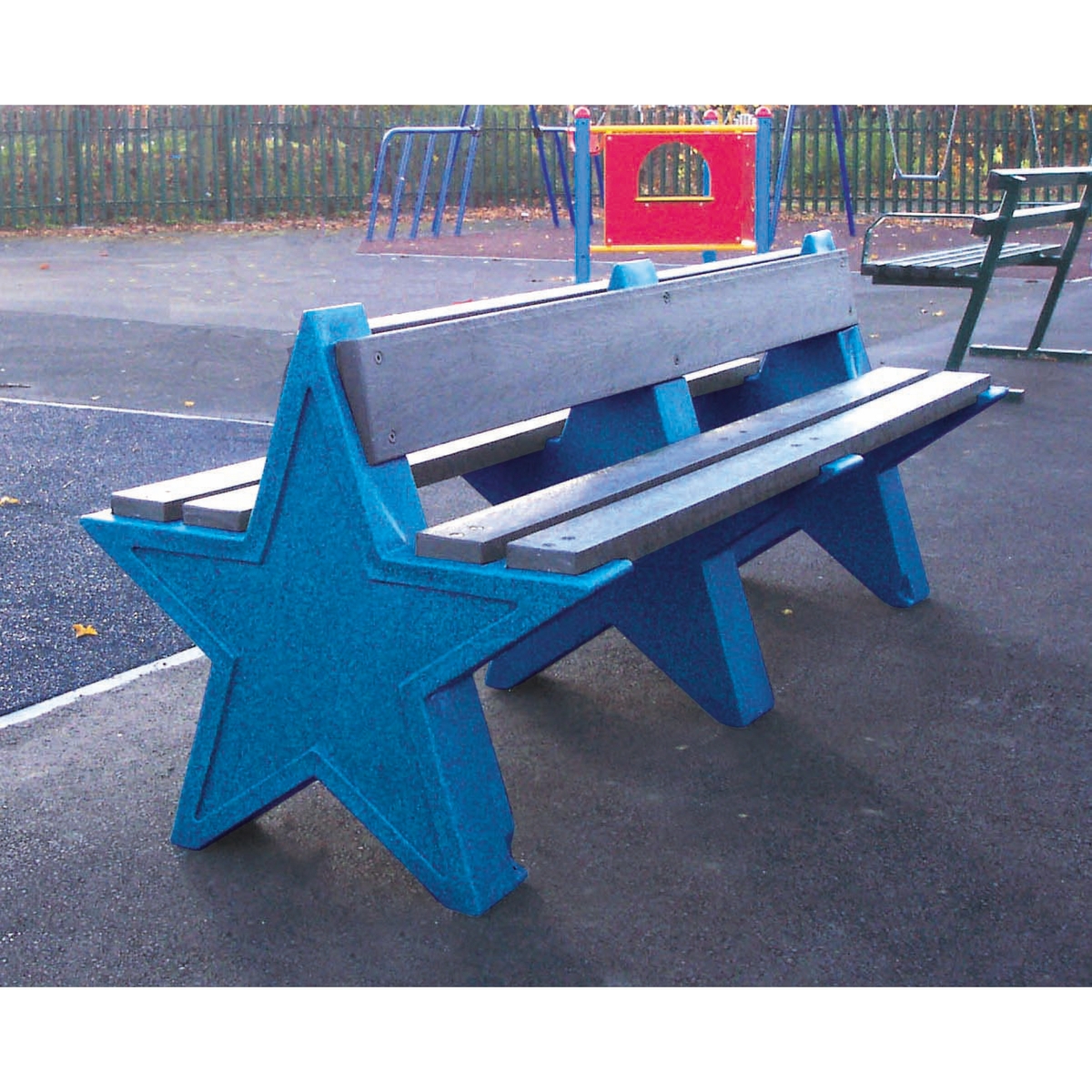 8 Seat Star Bench - Dark Blue | HC1106621 | Findel International