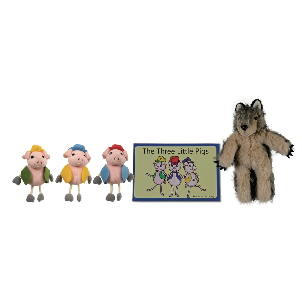The Puppet Company Three Little Pigs Puppet and Book Set | HE1111151 | Hope