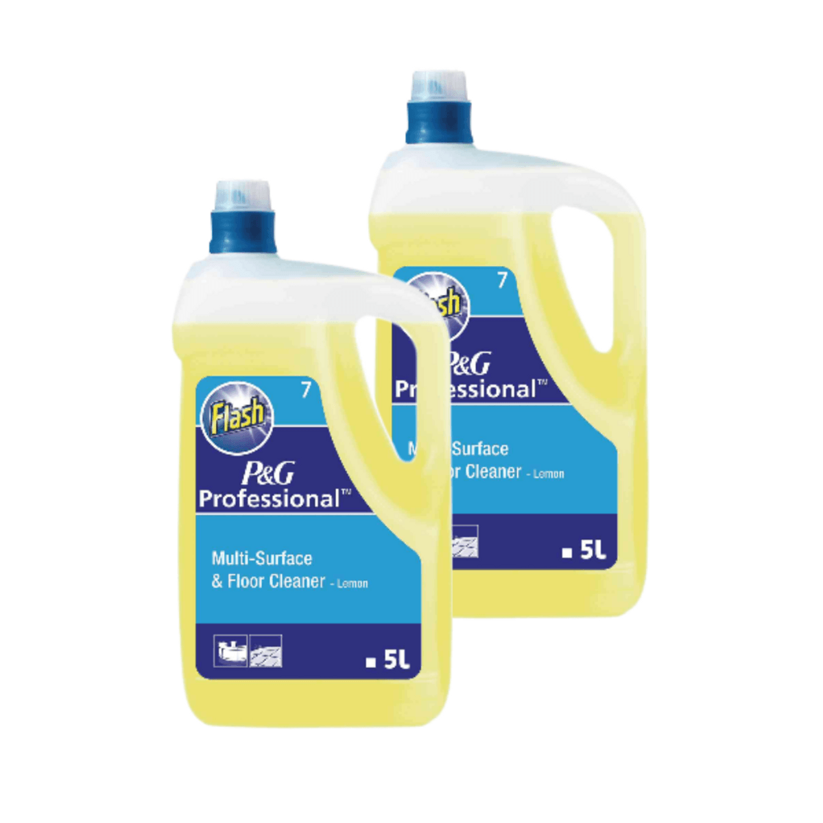 Flash Multi-Surface and Floor Cleaner Lemon - 5L - Pack of 2 | G1183342 ...