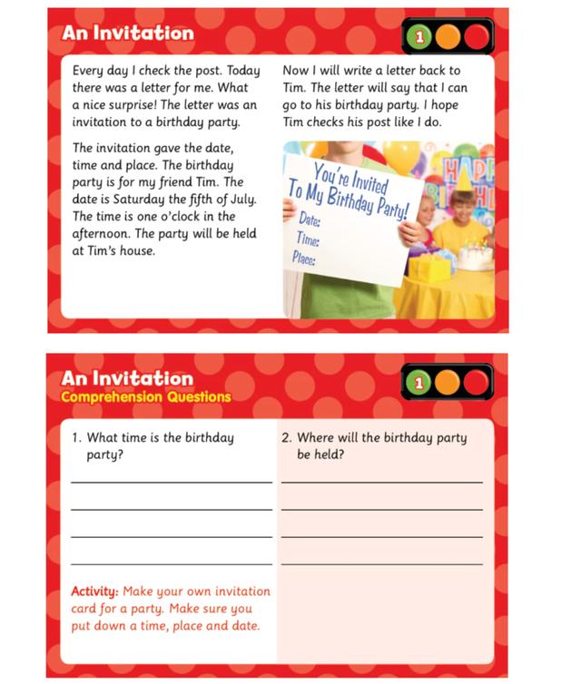 SMART KIDS Reading Comprehension Starter Pack - Set 1 - Pack of 54 ...