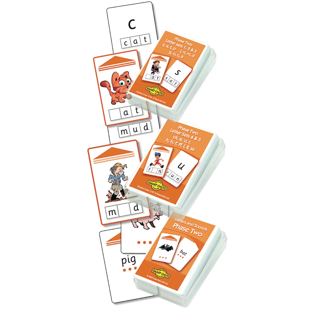 SMART KIDS Letters and Sounds Chute Cards - Phase 2 | HC1208469 ...