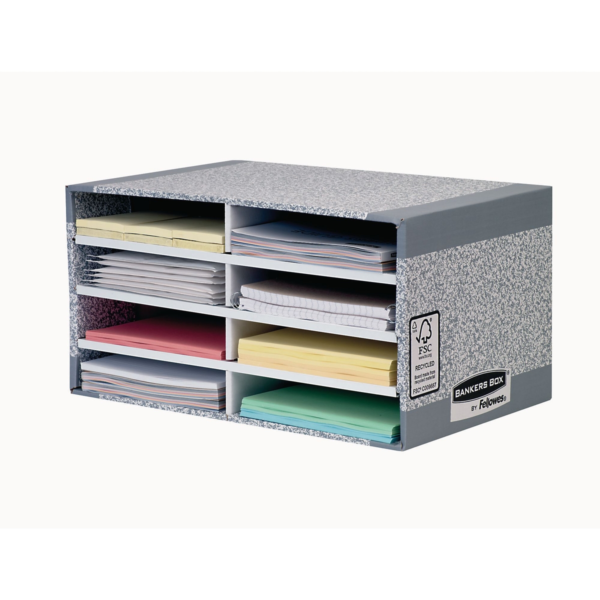 Fellowes Desktop Sorter - Grey/White - Pack of 1 | HC1218510 | Findel ...
