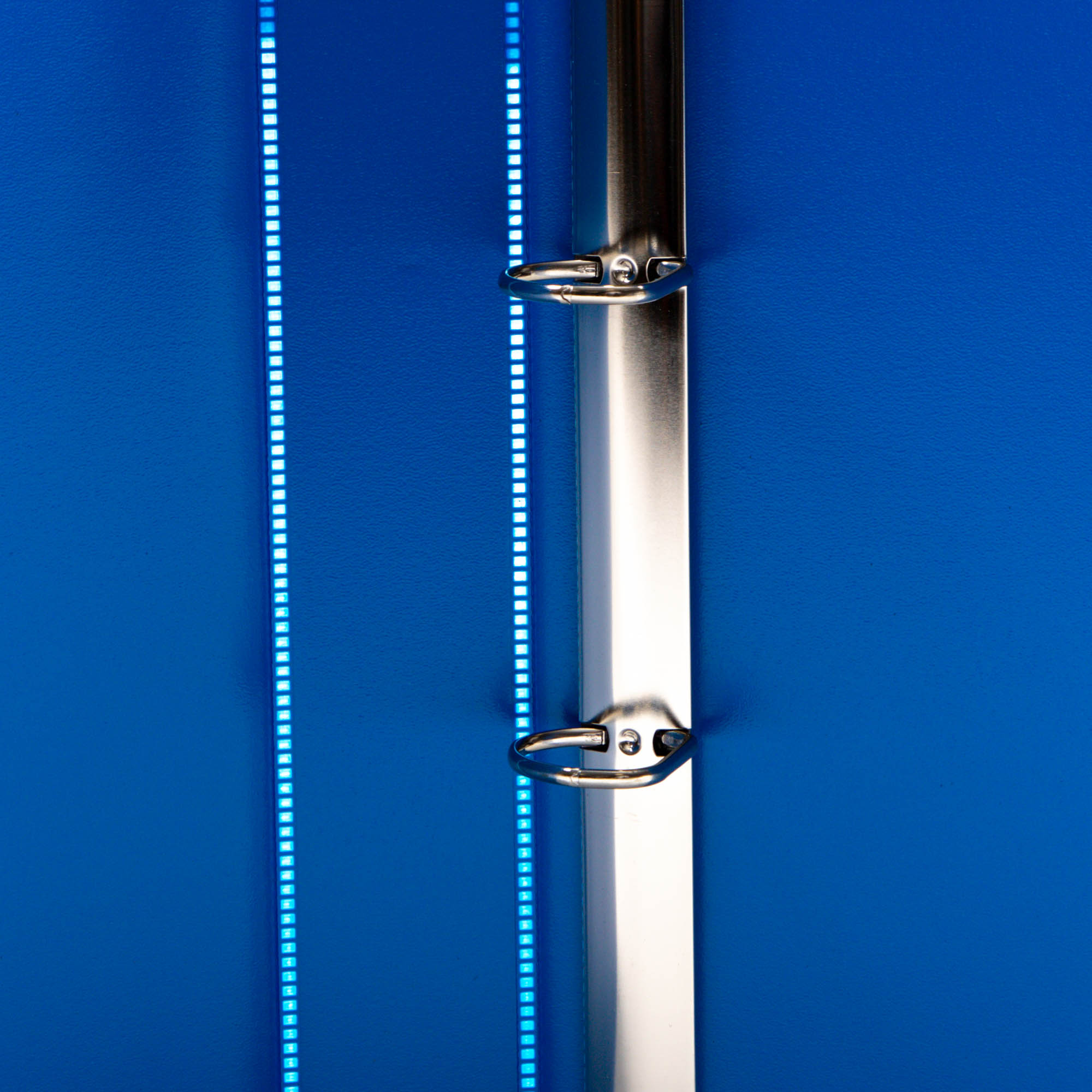 HE1247929 4 Ring Presentation Ring Binder A4 Blue 38mm Spine 25mm Capacity Pack of 10 Findel