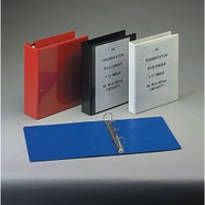 HE1247937 Four Ring A4 Presentation Ring Binder White 95mm Spine