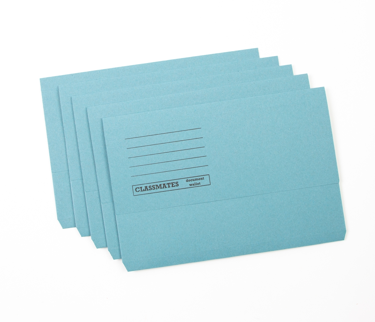 Classmates Document Wallet - Foolscap - Blue - Pack of 50 | HC1247962 ...