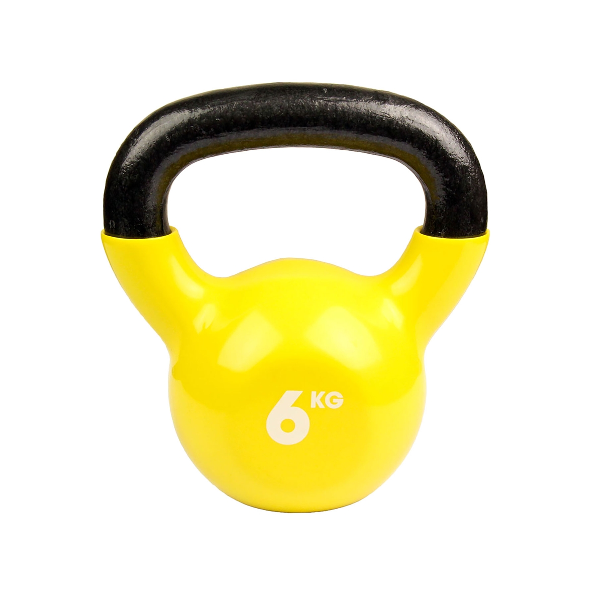 Fitness Mad Kettlebell - Yellow - 6kg | PHFP06190 | Davies Sports
