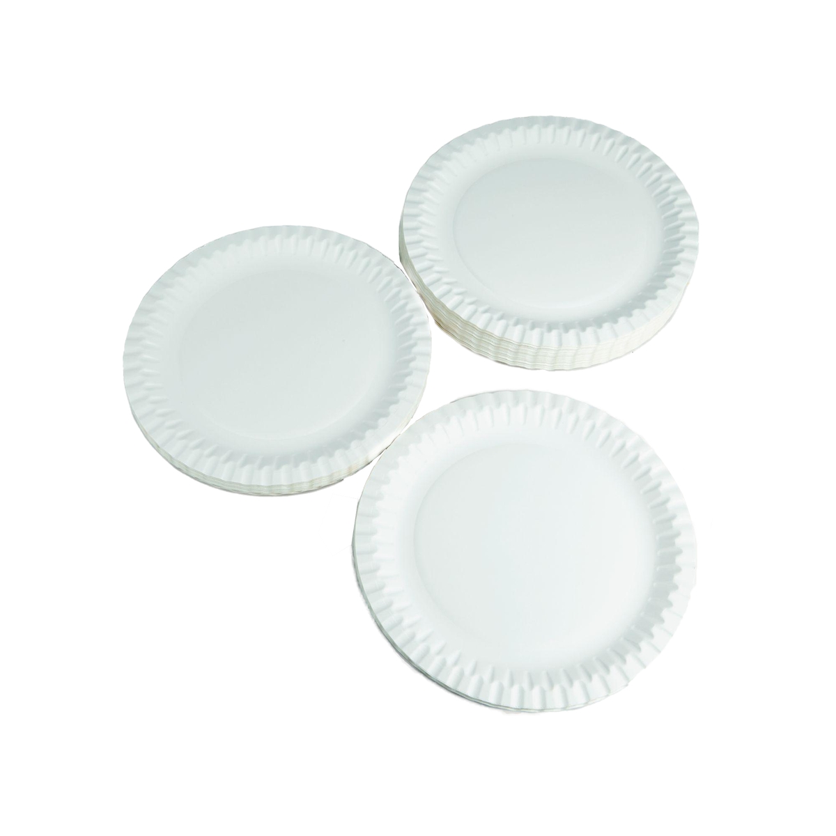 Paper Plates - White - Pack of 100 | HC1335570 | Findel International