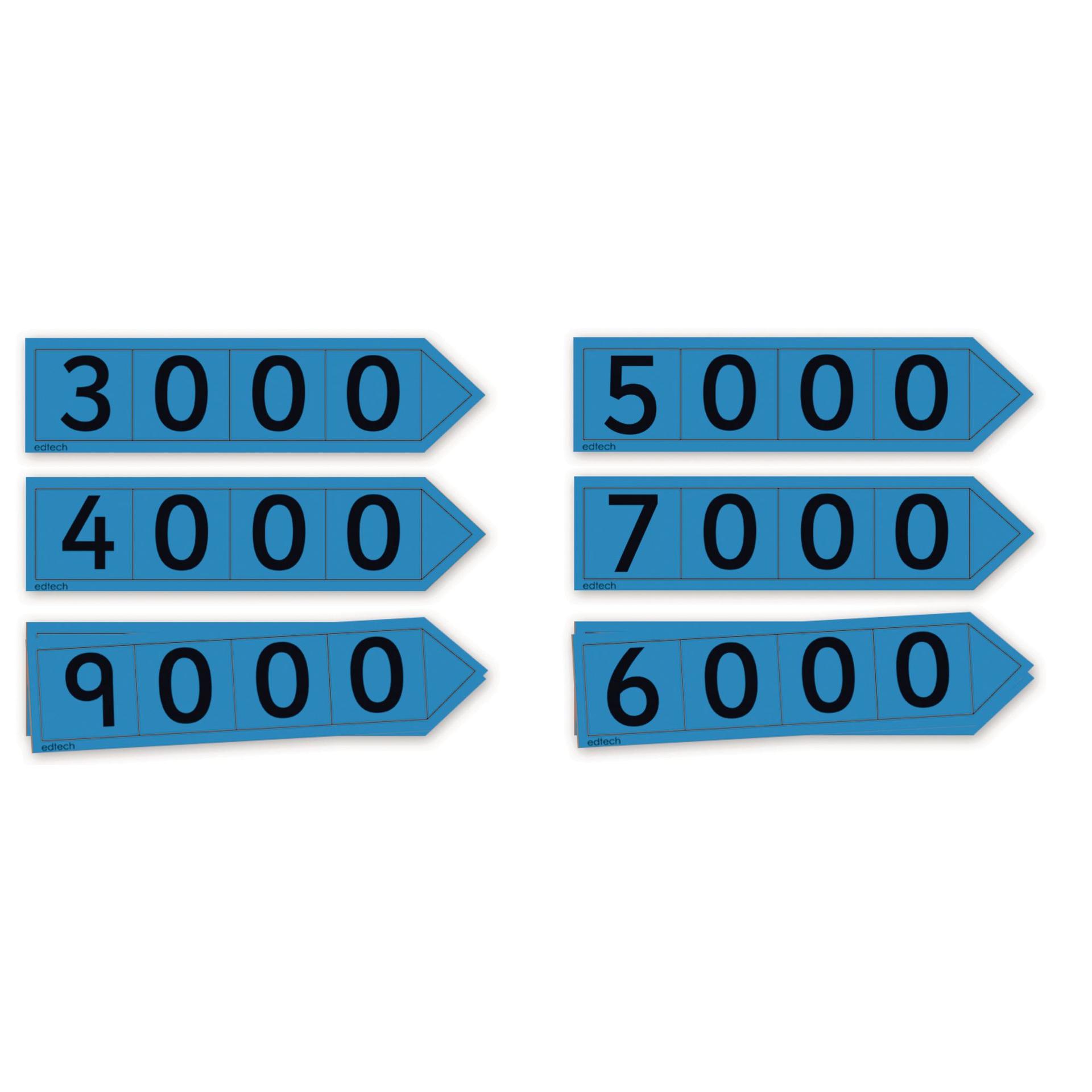 SPACERIGHT Place Value Arrow Cards - Thousands - Teacher | HC1369266 ...