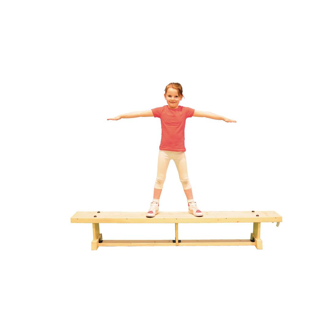 Sure Shot Balance Bench - Wood - 3.35m | HC1497129 | Findel Dryad